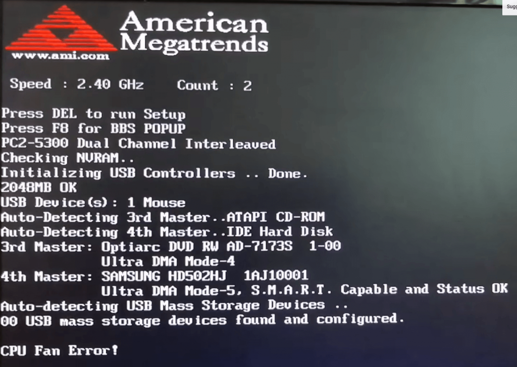 How To Solve CPU Fan Error How To Solve CPU Fan Error